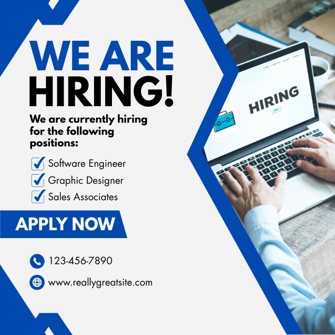 HIRING COMPANY TEMPLATE | PosterMyWall