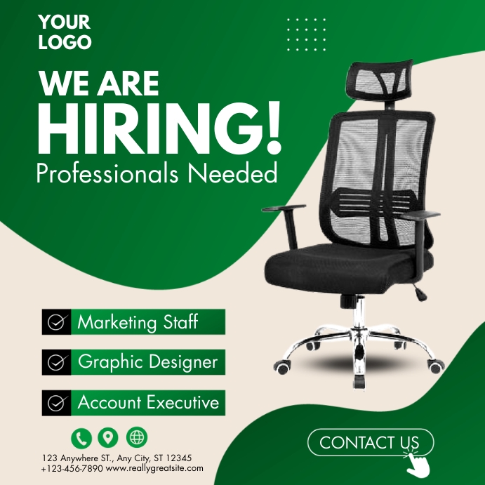 HIRING COMPANY TEMPLATE | PosterMyWall