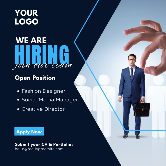 HIRING COMPANY TEMPLATE | PosterMyWall