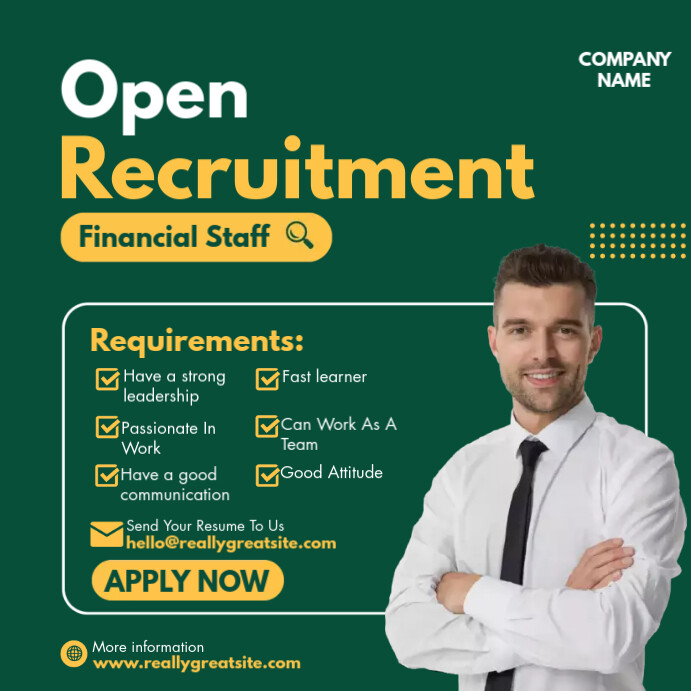 HIRING COMPANY TEMPLATE | PosterMyWall