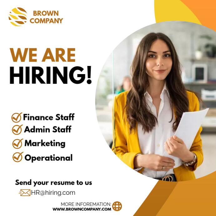 HIRING COMPANY TEMPLATE | PosterMyWall