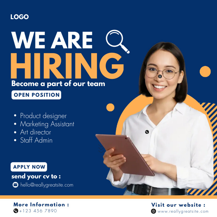 Plantilla de HIRING COMPANY TEMPLATE | PosterMyWall