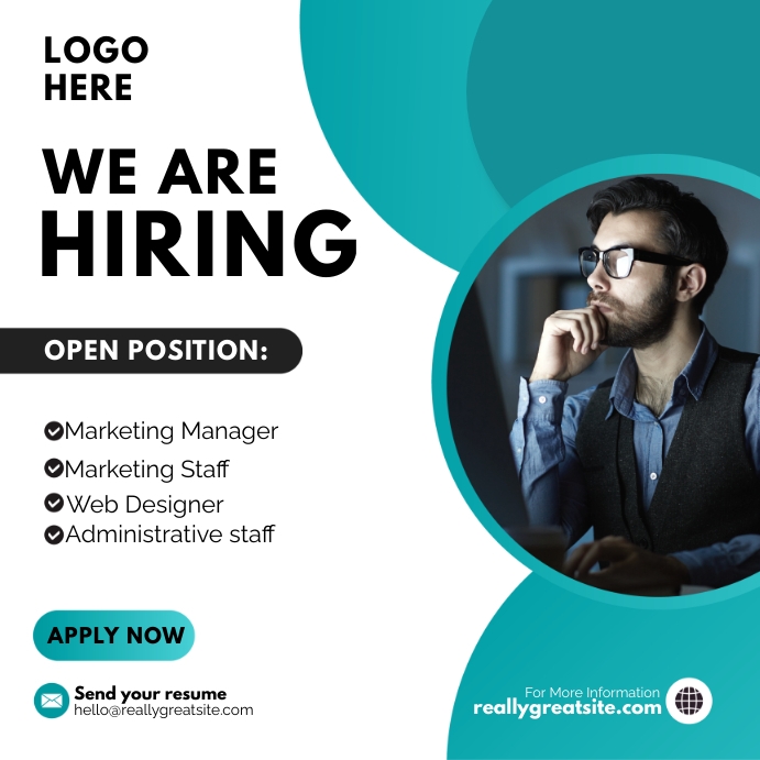 HIRING COMPANY TEMPLATE | PosterMyWall