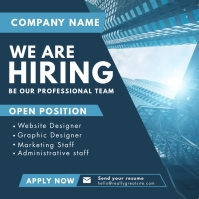 HIRING COMPANY TEMPLATE | PosterMyWall