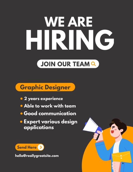 HIRING COMPANY TEMPLATE | PosterMyWall