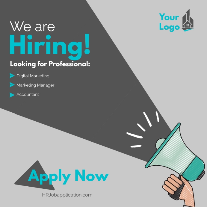 HIRING COMPANY TEMPLATE | PosterMyWall