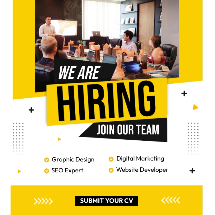 Copy of Hiring Design Template | PosterMyWall