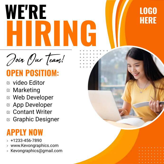 Hiring Template | PosterMyWall