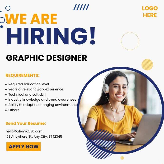 Hiring Template | PosterMyWall