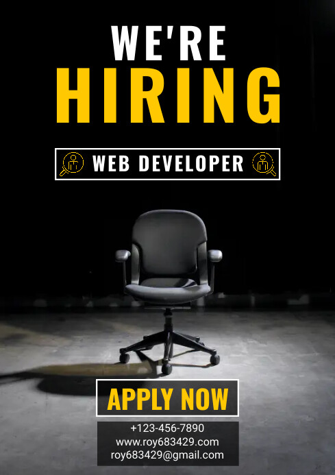 Hiring Template | PosterMyWall