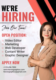 Hiring Template | PosterMyWall