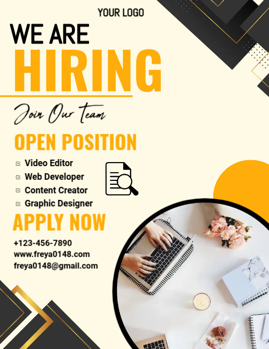 Hiring Template | PosterMyWall