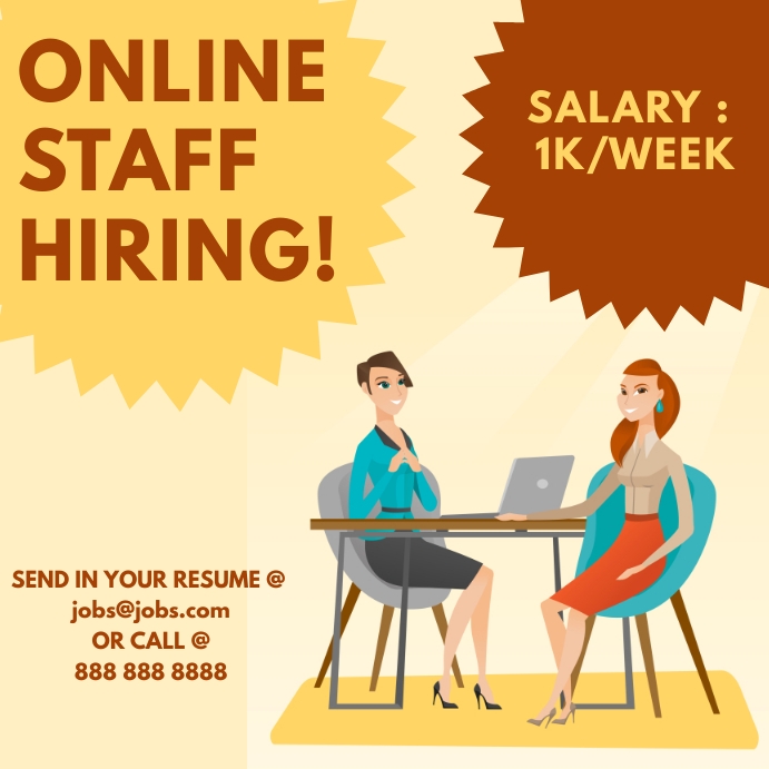 hiring Template | PosterMyWall