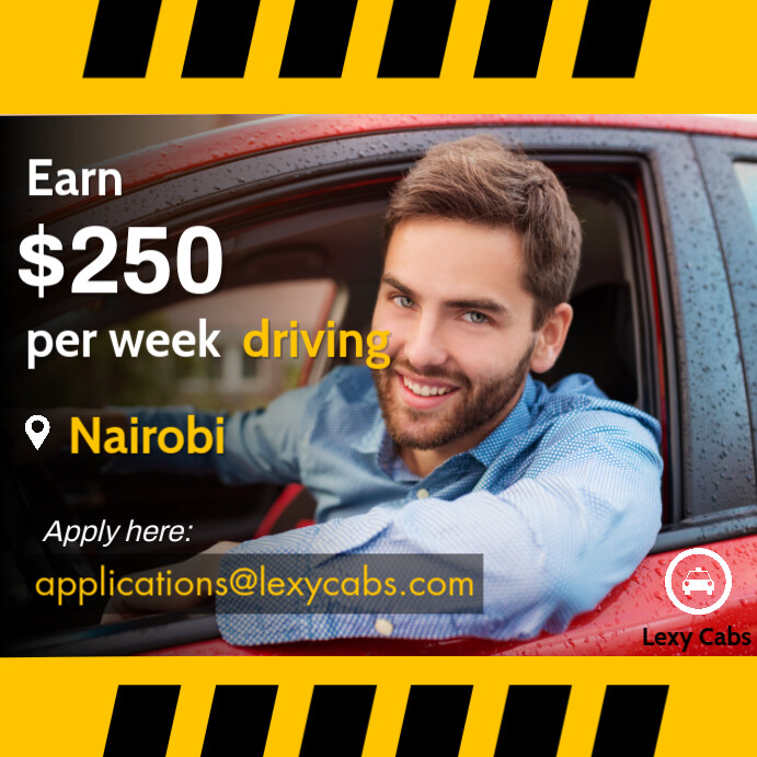 Hiring drivers Template | PosterMyWall