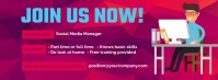 Hiring facebook Cover Photo Template | PosterMyWall