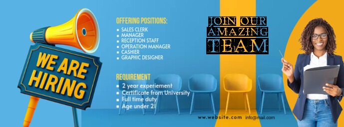 Copy of Hiring Facebook Cover Photo | PosterMyWall