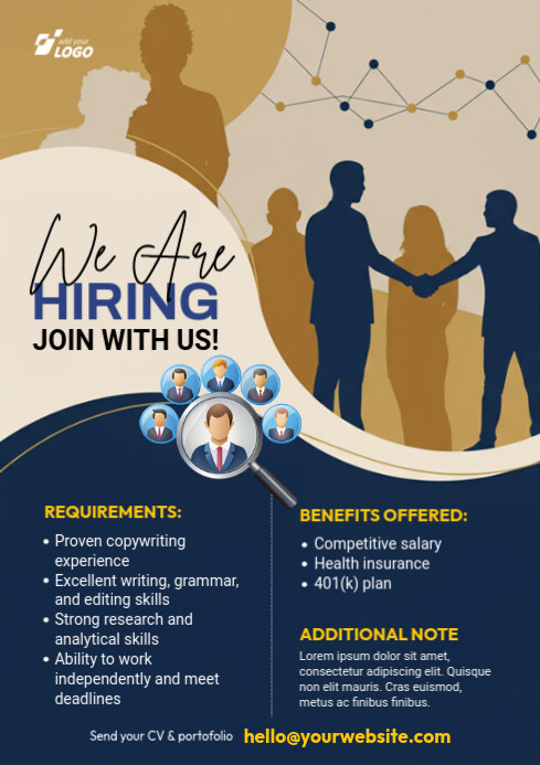 hiring flyer Template | PosterMyWall