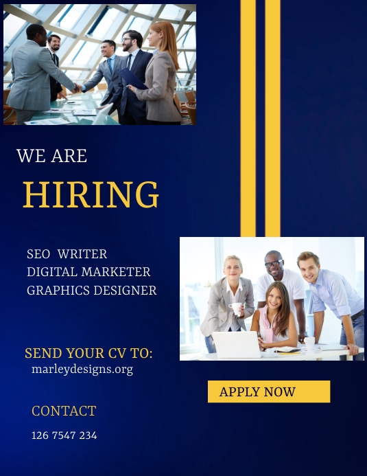 HIRING FLYER Template | PosterMyWall