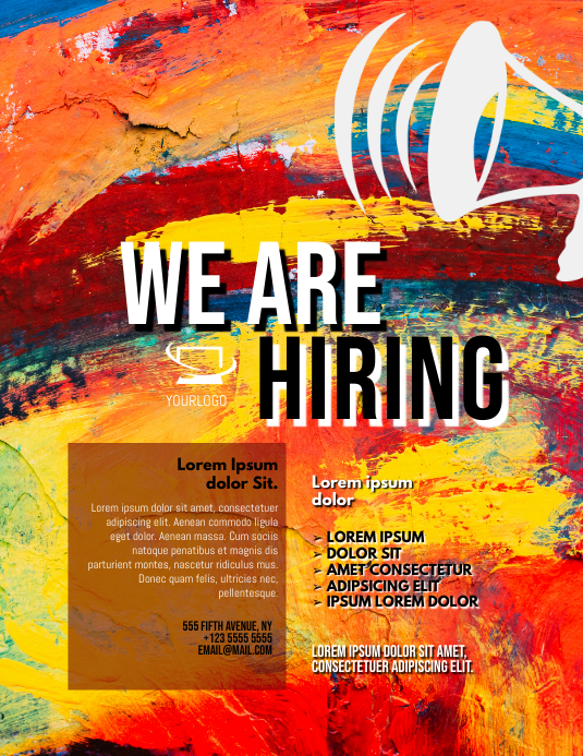 Hiring Flyer Template | PosterMyWall