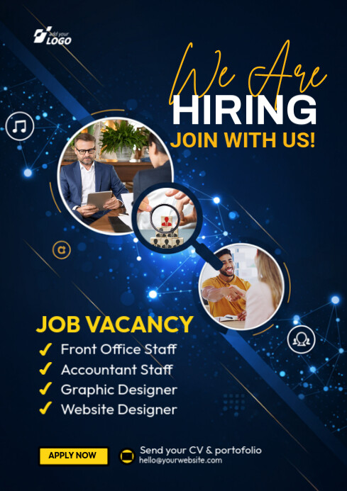 hiring flyer Template | PosterMyWall