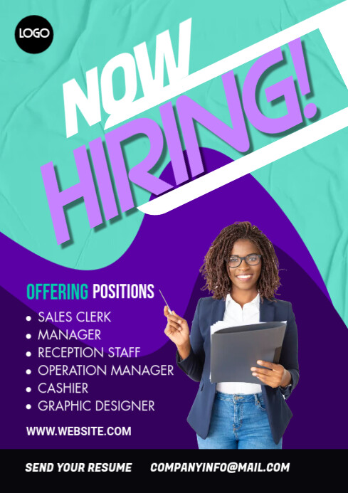 Hiring Flyer Flyer Template | PosterMyWall