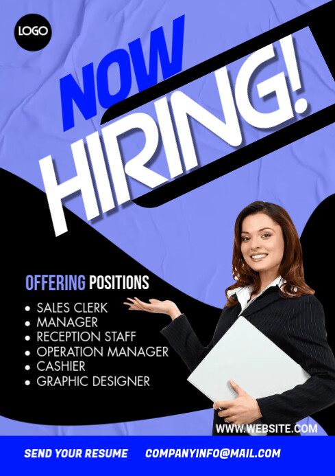 Hiring Flyer Flyer Template | PosterMyWall