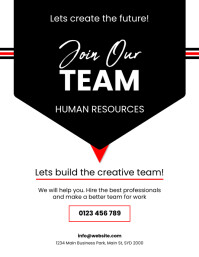 join our team flyer Template | PosterMyWall