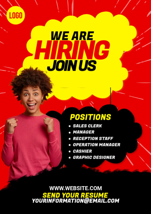 Hiring Flyer Template | PosterMyWall