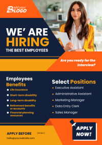 hiring Flyer Template | PosterMyWall