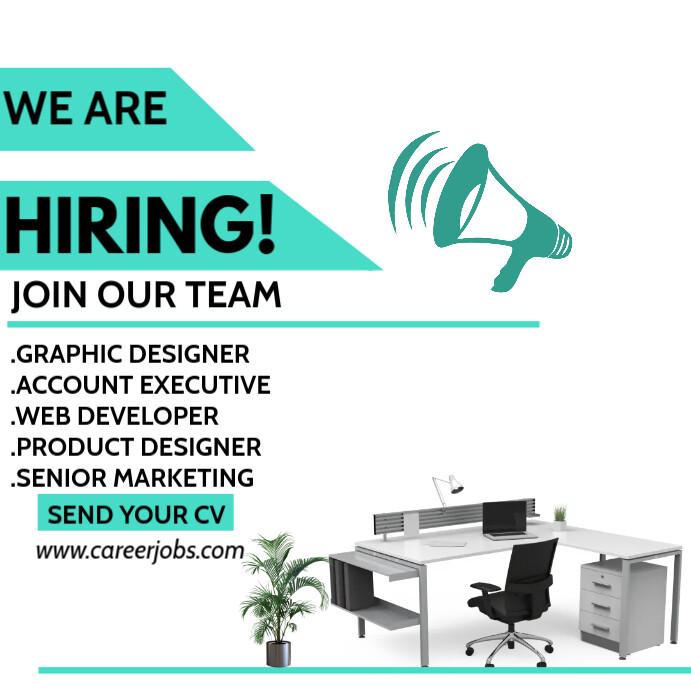 hiring flyer template | PosterMyWall