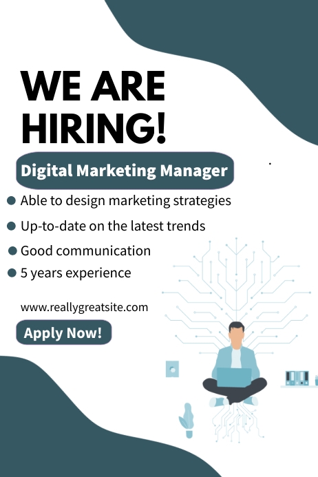 Hiring Flyer Template | PosterMyWall