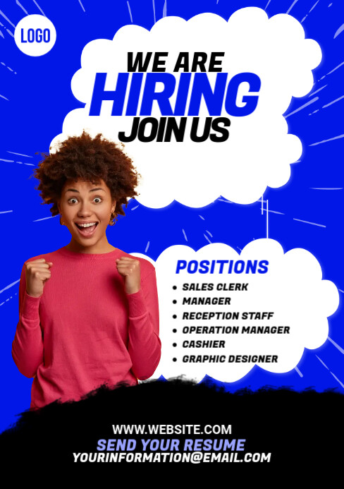 Hiring Flyer Template | PosterMyWall