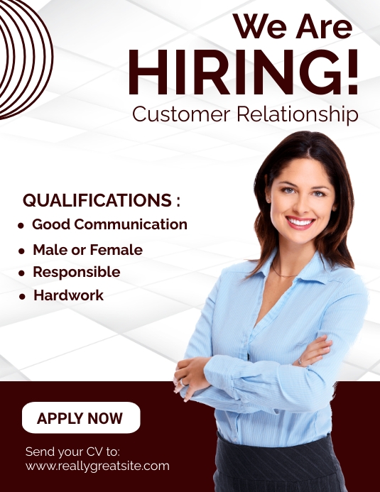 Hiring Flyer Template | PosterMyWall