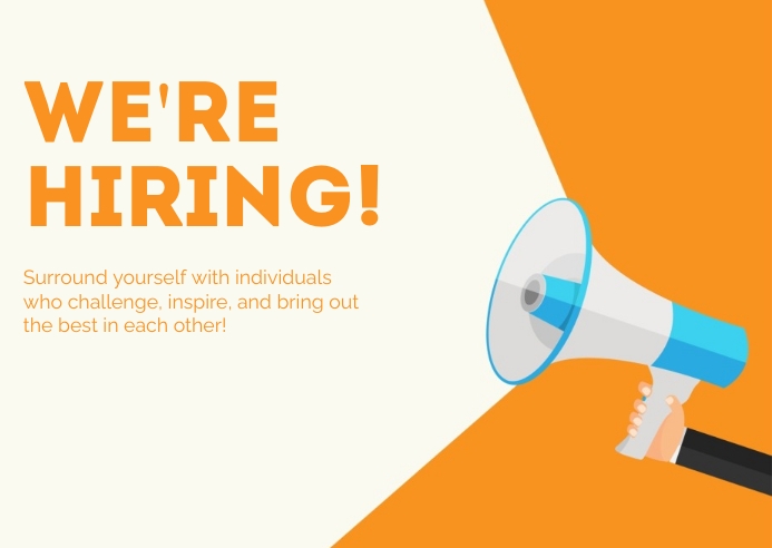 Hiring Flyer Template | PosterMyWall