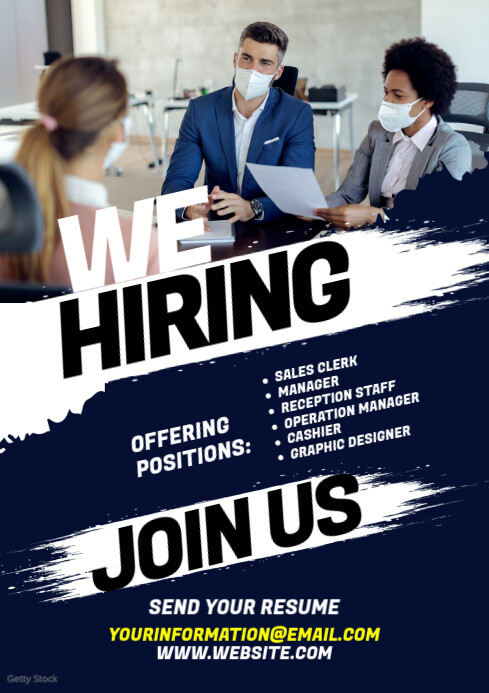 Hiring Flyer Template | PosterMyWall