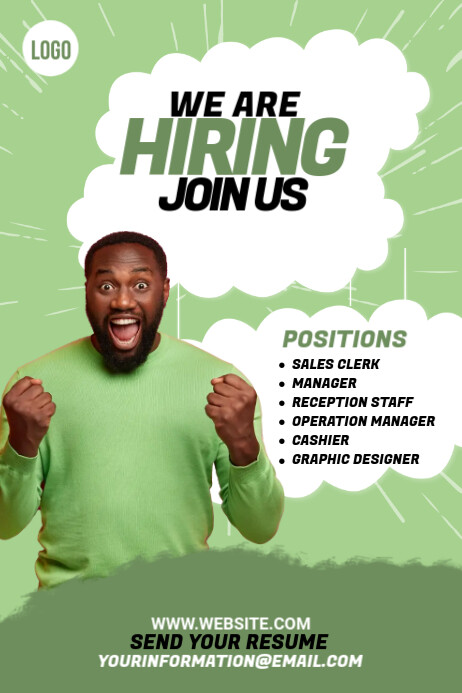 Hiring Flyer Template | PosterMyWall