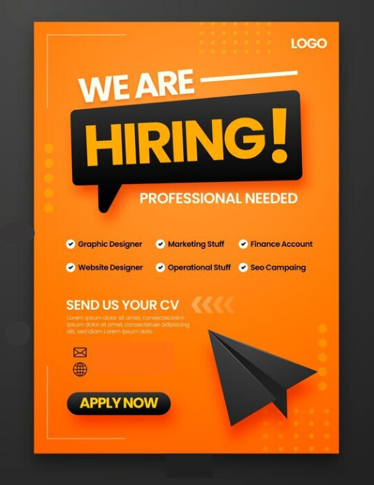 Copy of Hiring flyers | PosterMyWall