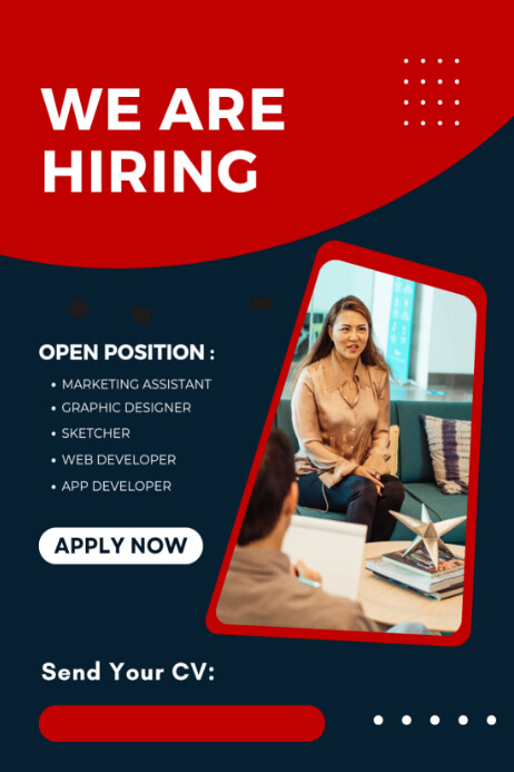 hiring flyers Template | PosterMyWall