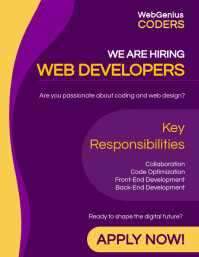 HIRING FLYERS TEMPLATE | PosterMyWall