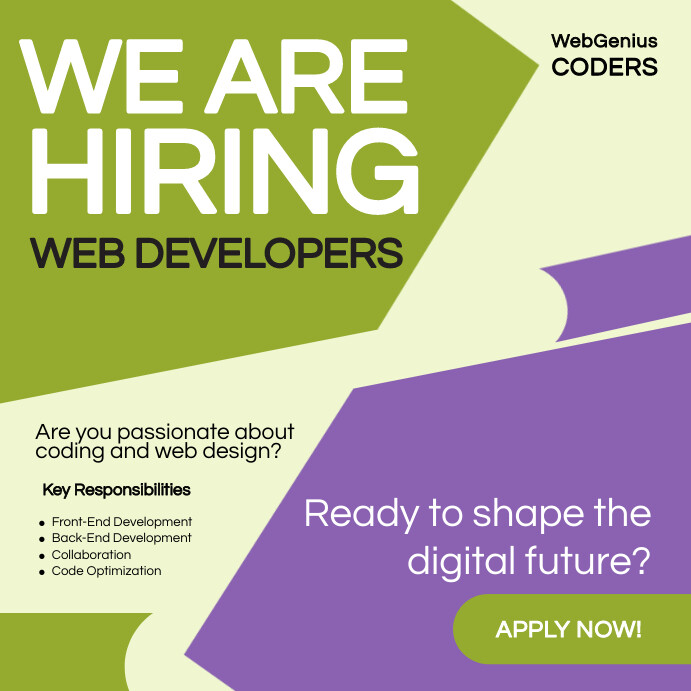 HIRING FLYERS TEMPLATE | PosterMyWall