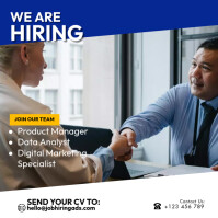 Hiring Instagram Post Template | PosterMyWall