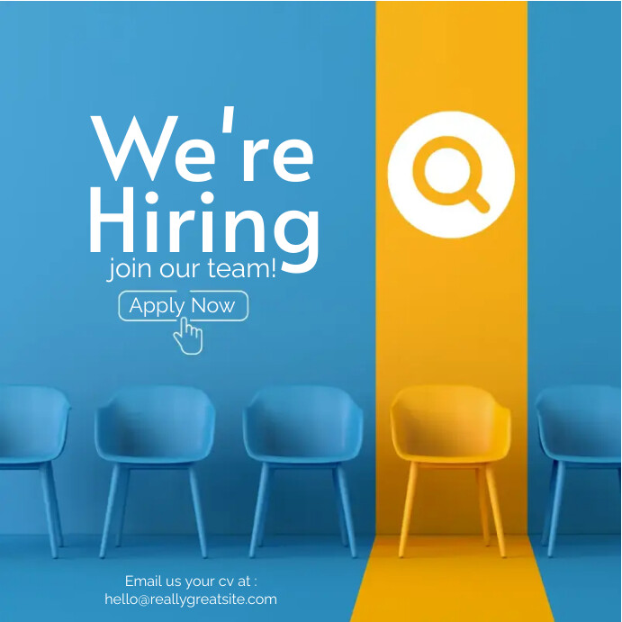 Hiring Instagram Post Templat | PosterMyWall