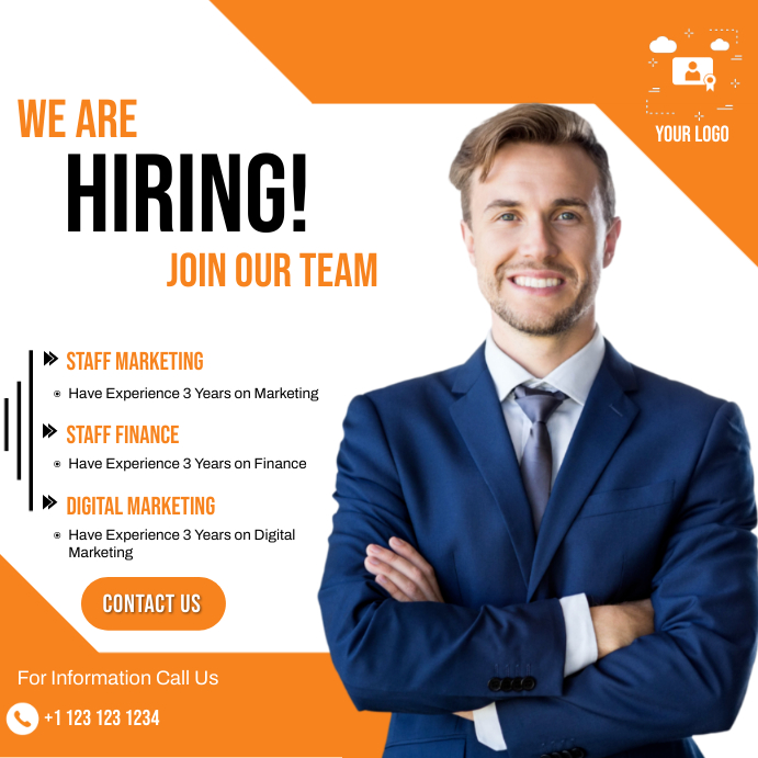 Hiring Instagram Post Template | PosterMyWall