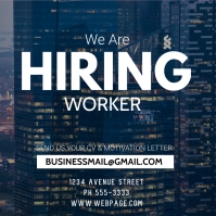 Hiring Post Template | PosterMyWall