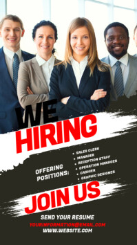 We are hiring Instagram Story Template | PosterMyWall