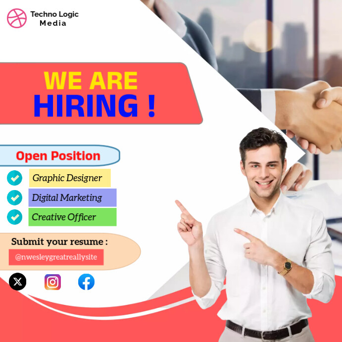 Hiring Instagram Story Template | PosterMyWall