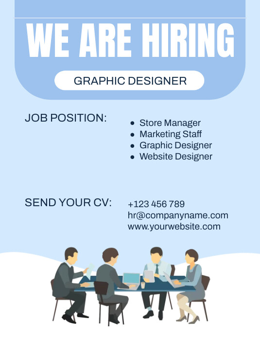 Hiring join our team open positions Template | PosterMyWall