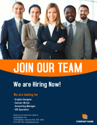HIRING NOW FLYER TEMPLATE | PosterMyWall