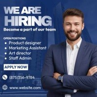 We Are Hiring Ads Template | PosterMyWall