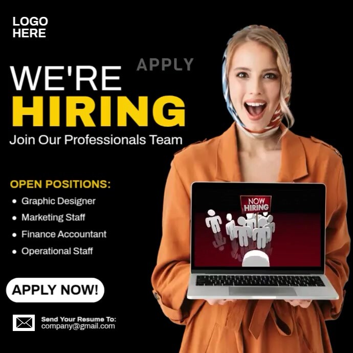 Hiring Offer Template | PosterMyWall